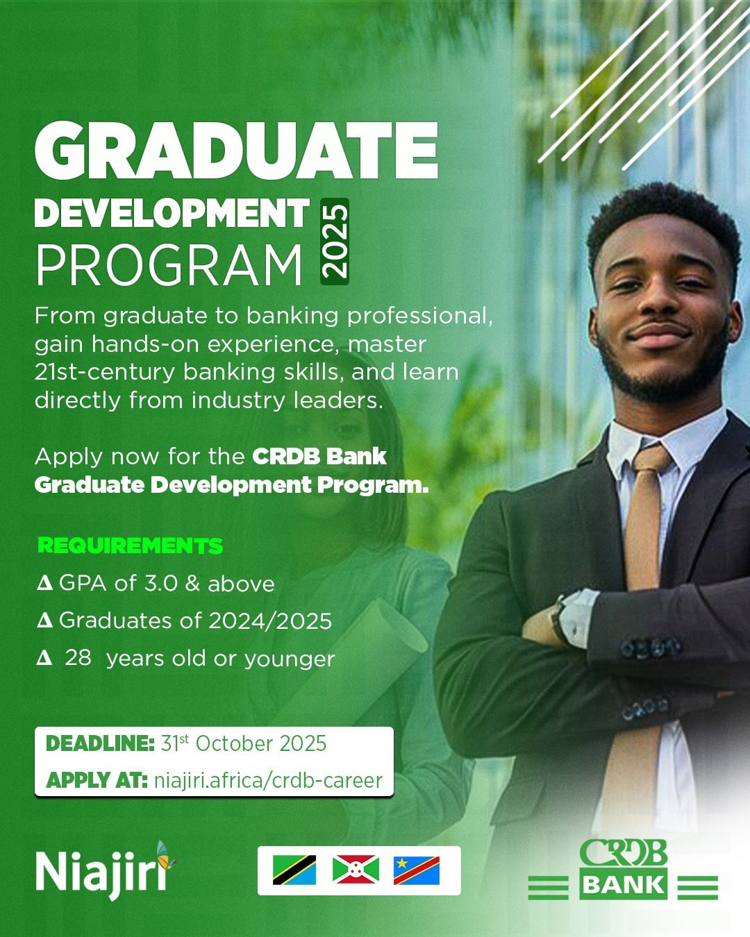 CRDB Bank invites high-potential graduates to apply for the CRDB Bank ...